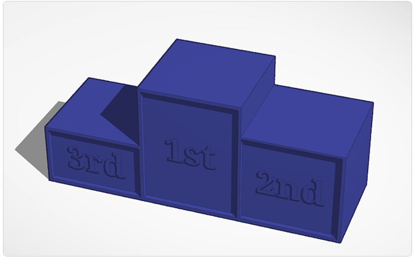 Winners Podium Placement by KwonZern | Download free STL model ...
