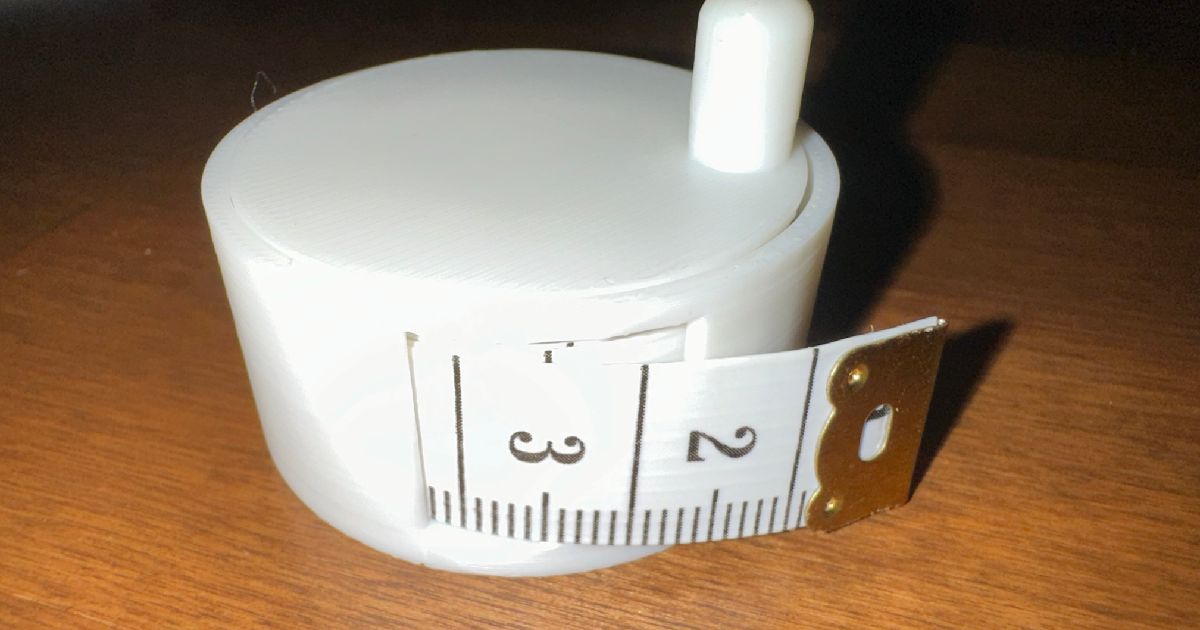 Measuring tape spool by kev | Download free STL model | Printables.com