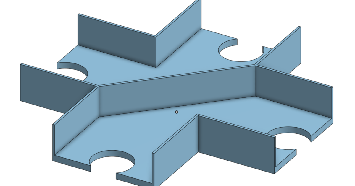 Hexbug nano track double curve expansion by P.Fire | Download free STL ...