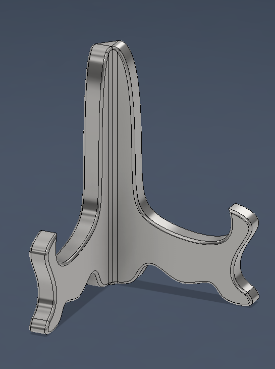 plate display stand 100mm x 60mm by jattie | Download free STL model ...