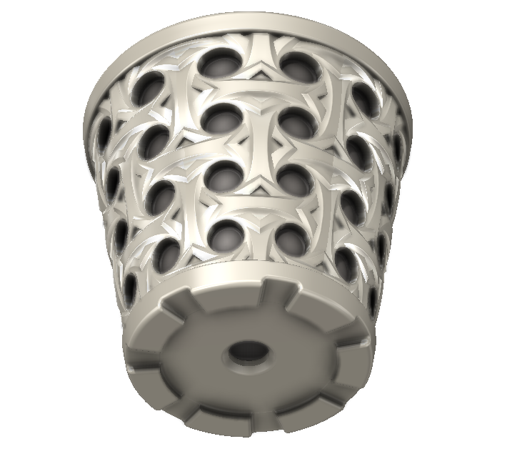 Pttern planter pot by yurfeus | Download free STL model | Printables.com