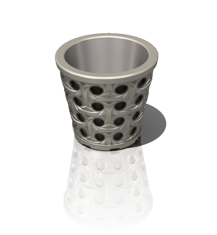 Pttern planter pot by yurfeus | Download free STL model | Printables.com