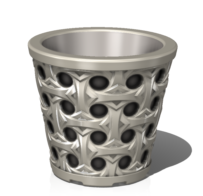 Pttern planter pot by yurfeus | Download free STL model | Printables.com
