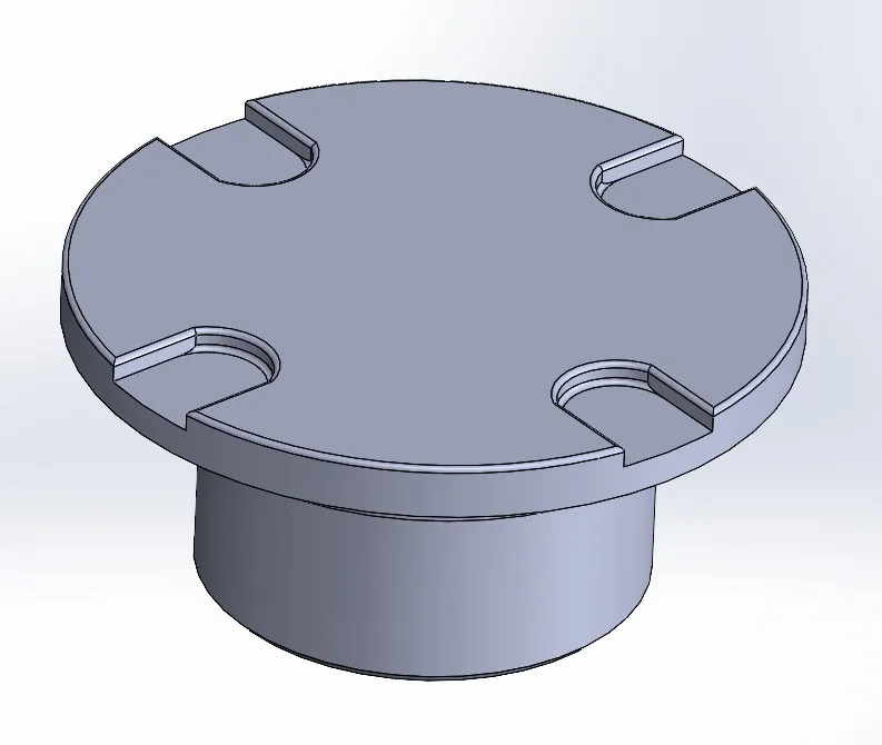Cap for laundry pole by Miggel | Download free STL model | Printables.com