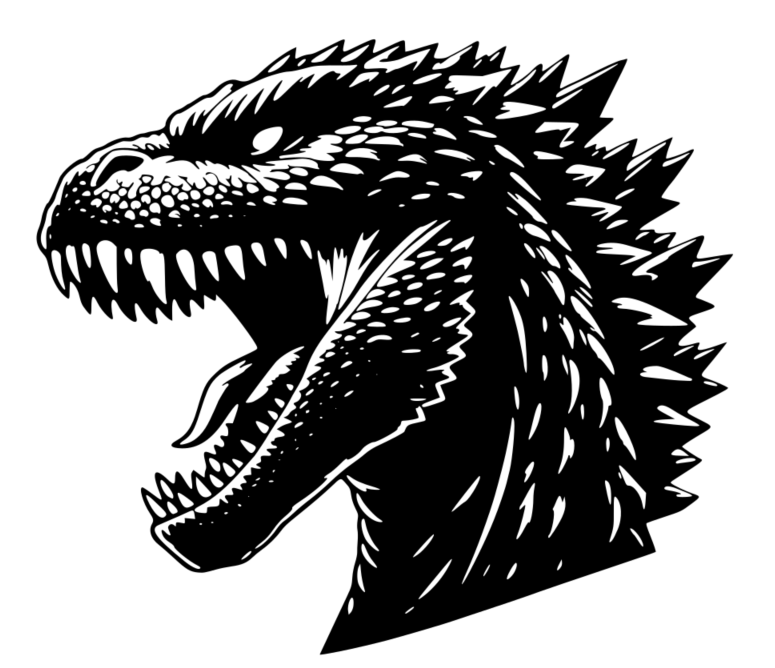 Godzilla Head Wall Art by Jura Švébiš | Download free STL model ...