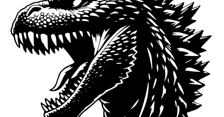 Godzilla Head Wall Art by Jura Švébiš | Download free STL model ...