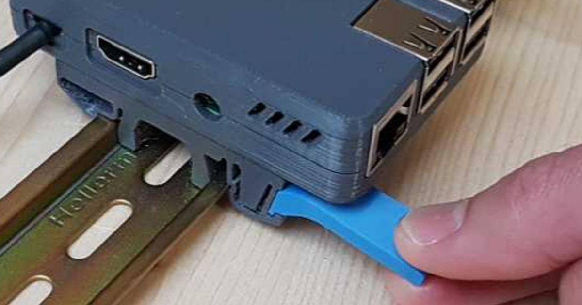 DIN rail clip unlocker by HD_Creator | Download free STL model ...