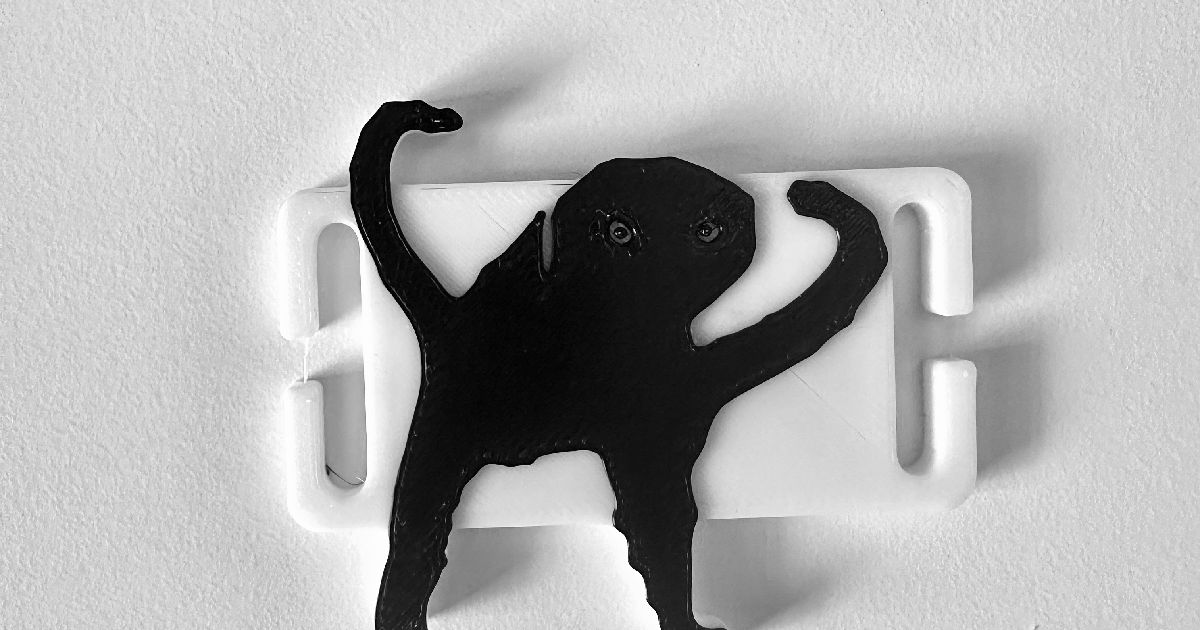 Molle Patch Cursed Cat by Totgeglaubter | Download free STL model ...