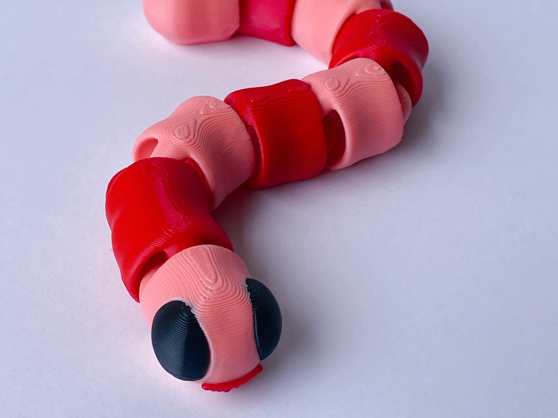 Articulated Worm, Flexi Worm by Cylix3D | Download free STL model ...