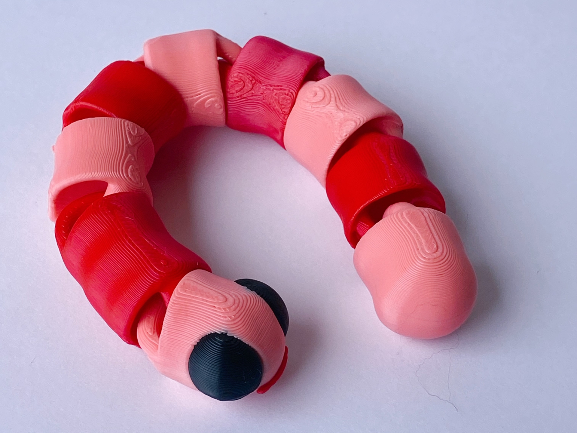 Articulated Worm, Flexi Worm by Cylix3D | Download free STL model ...