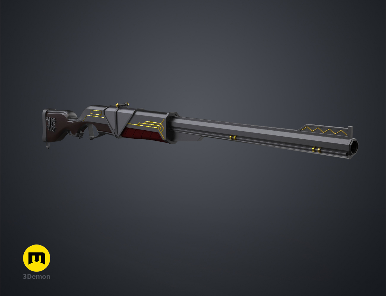 Caitlyn's Rifle from Arcane - Foldable repeater prop by 3Demon ...