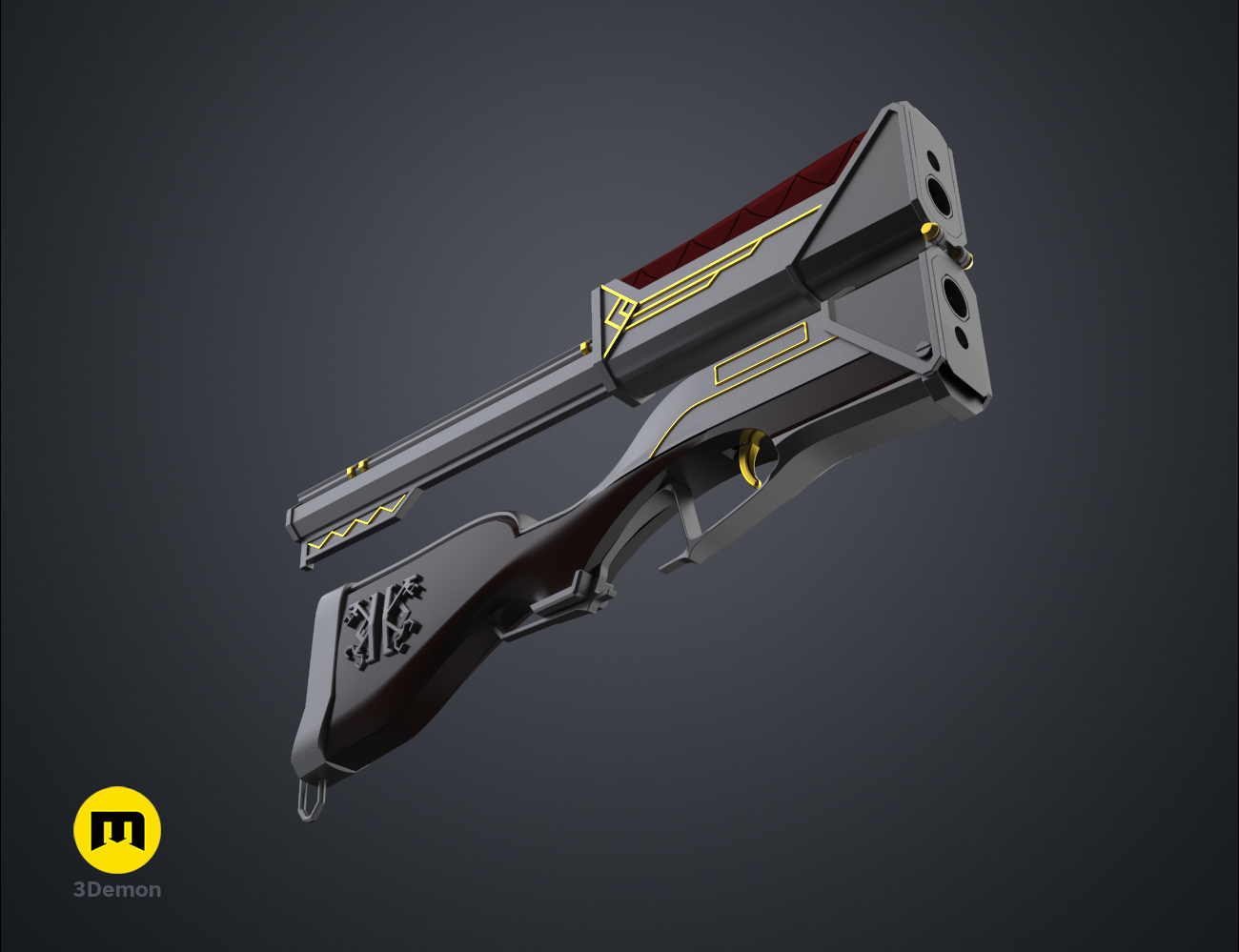 Caitlyn's Rifle from Arcane - Foldable repeater prop by 3Demon ...