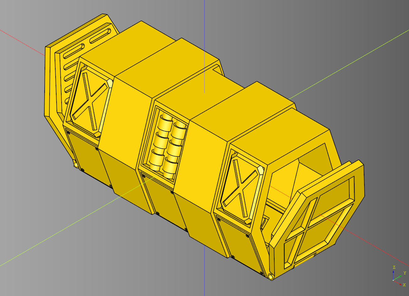 Shipping Container Terrain Print-In-Place Working Doors by ...
