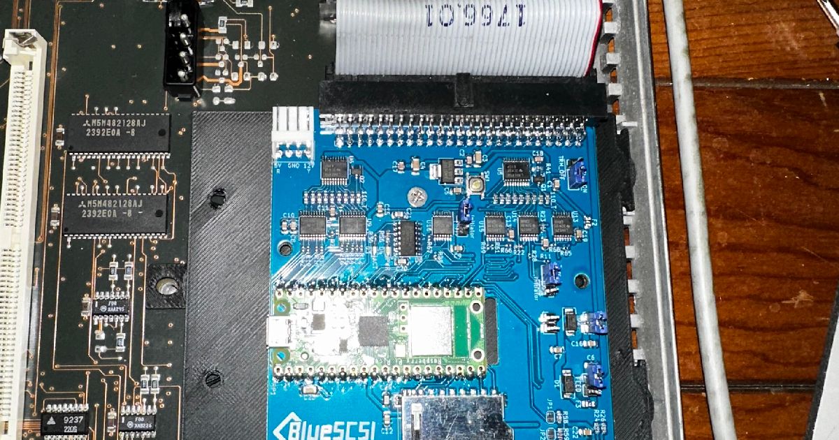NeXTStation BlueSCSI Drive Bracket by Eric Helgeson | Download free STL ...