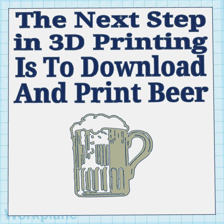 Download Beer Sign by Phantom Printer | Download free STL model ...