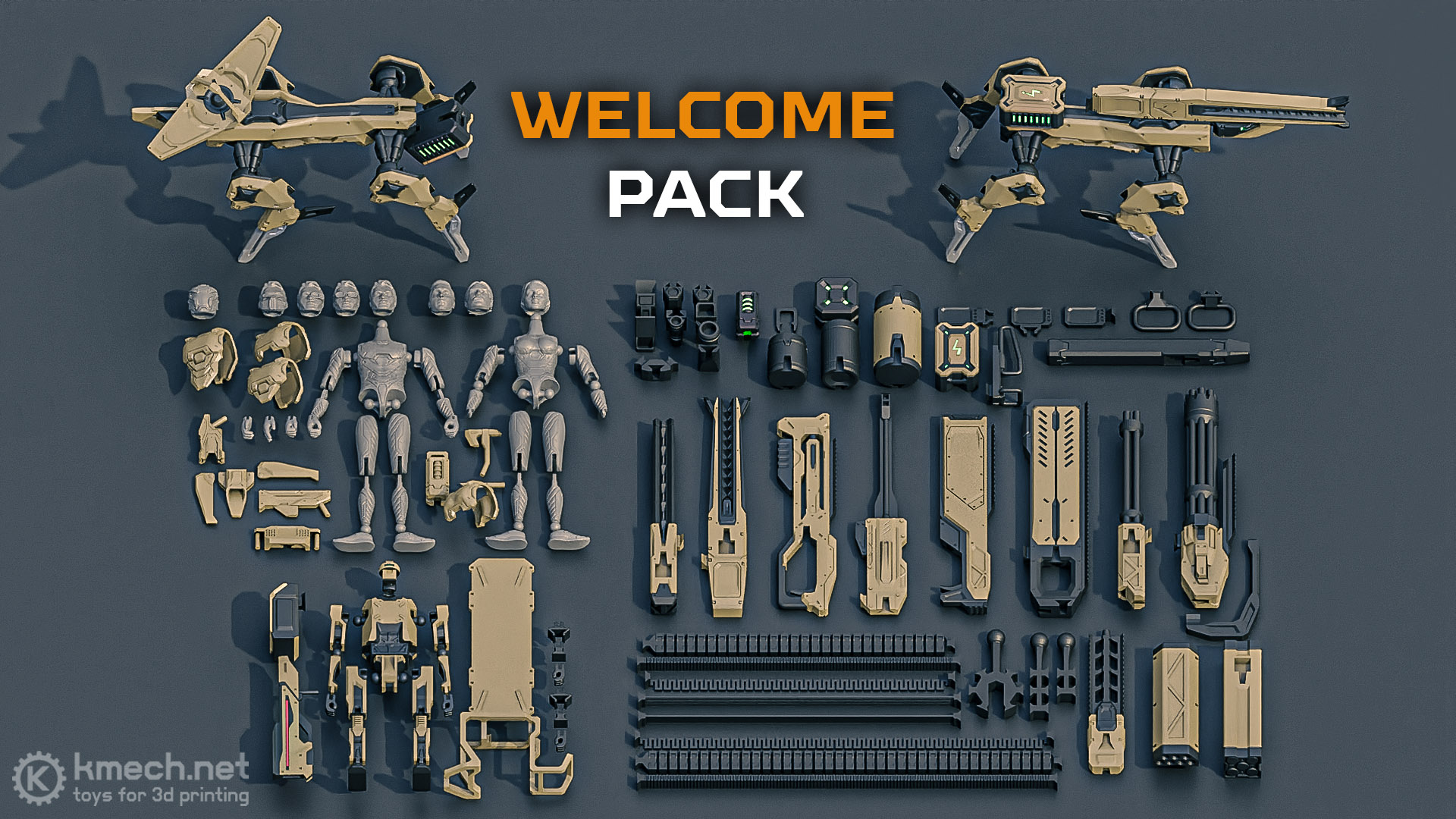 Mech Modular by Kmech Toys | Download free STL model | Printables.com