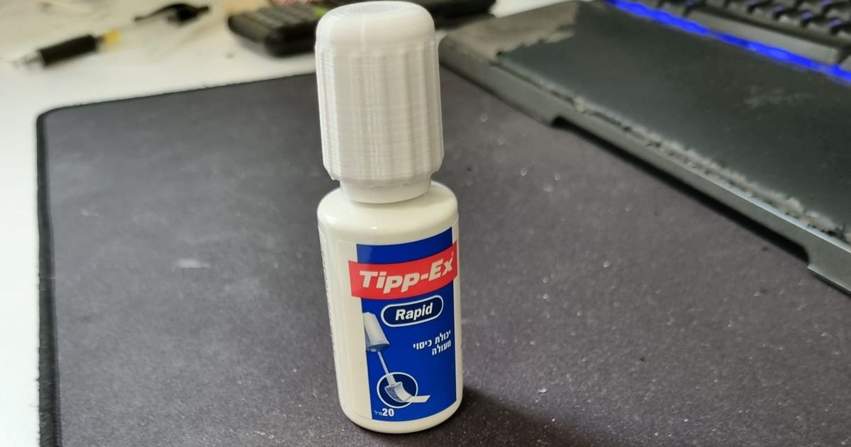 Tippex opener by Idan Kirzon | Download free STL model | Printables.com