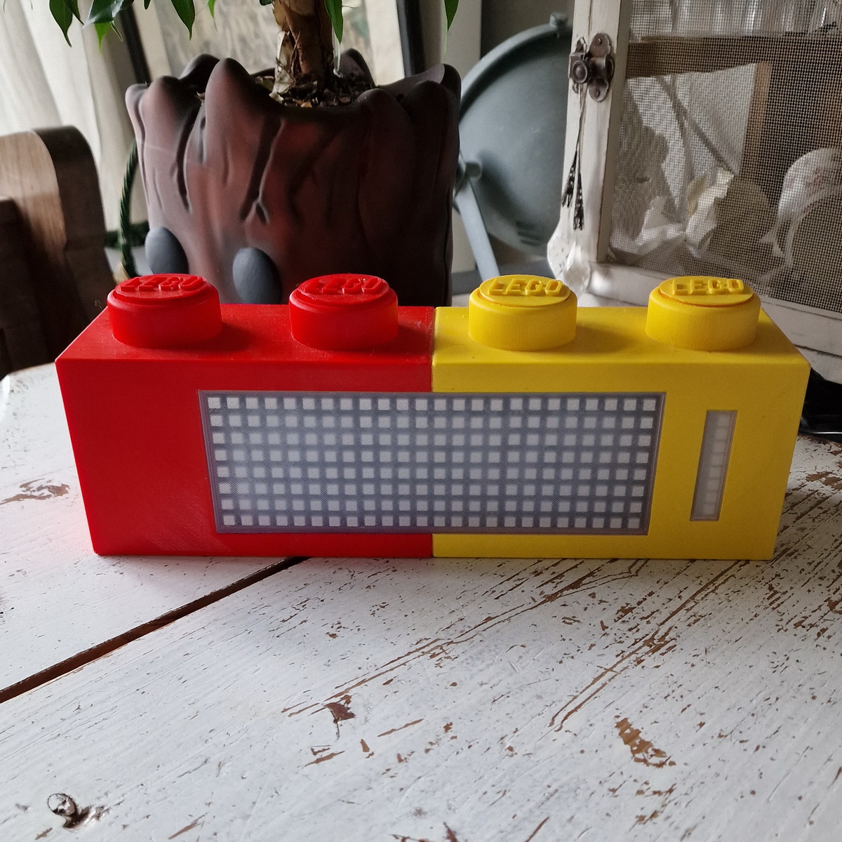 Lego NeoPixel Alarmclock by John Pauw | Download free STL model ...