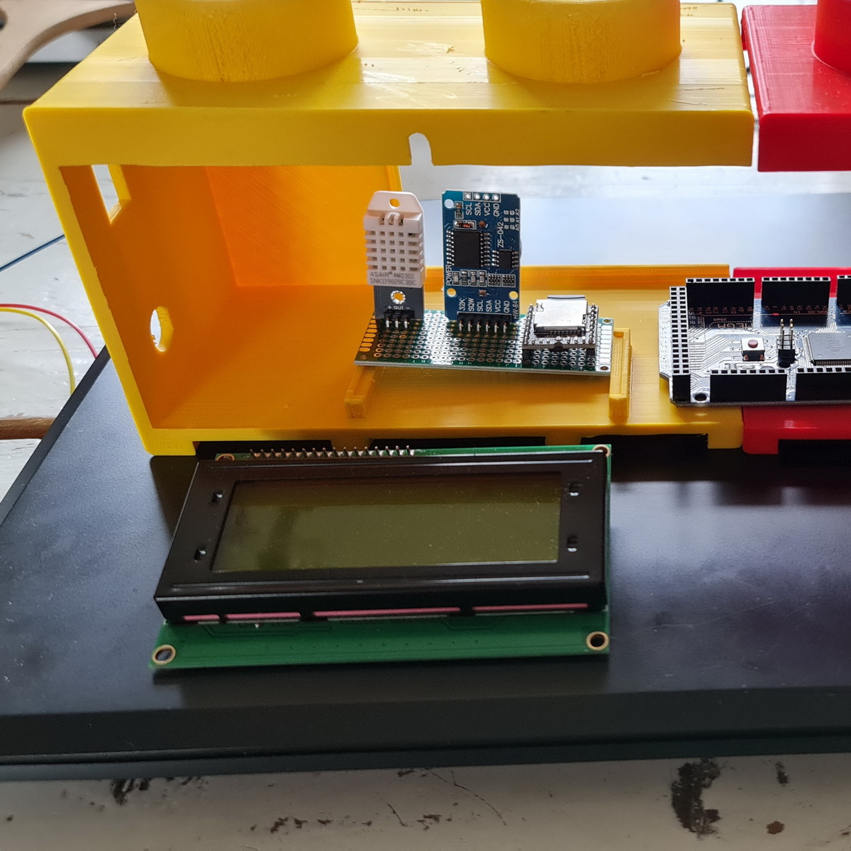 Lego NeoPixel Alarmclock by John Pauw | Download free STL model ...