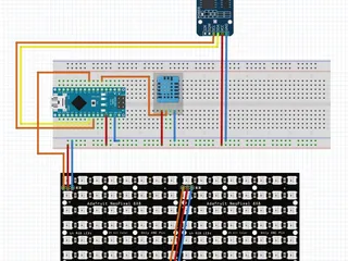 Lego NeoPixel Clock with thermometer by John Pauw | Download free STL ...