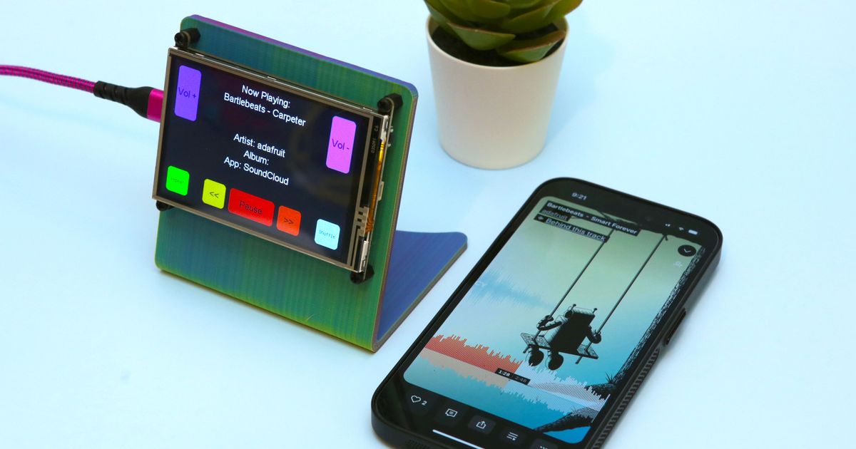 iOS BLE Media Controller by Adafruit | Download free STL model | Printables.com