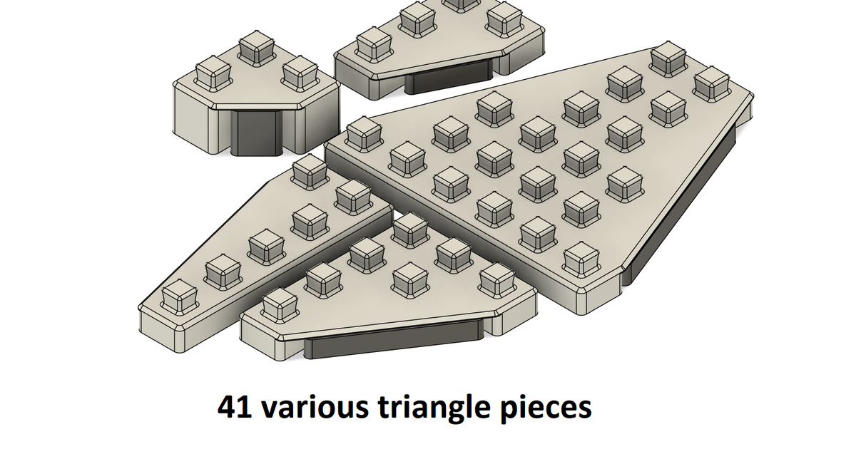 Brick3D - Triangles by Yavorh | Download free STL model | Printables.com