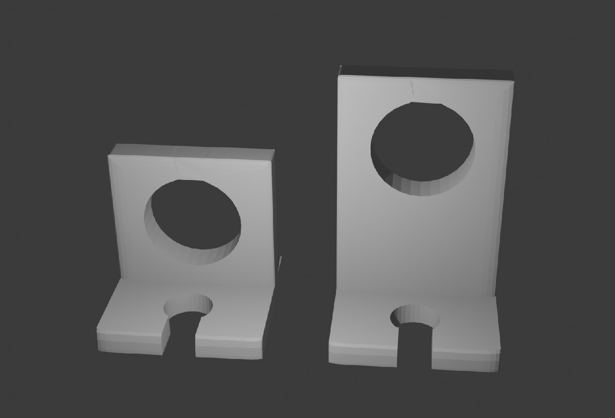 Tube Mounts (with inserts for suction cups) by A2G ALIZARD GAMING ...