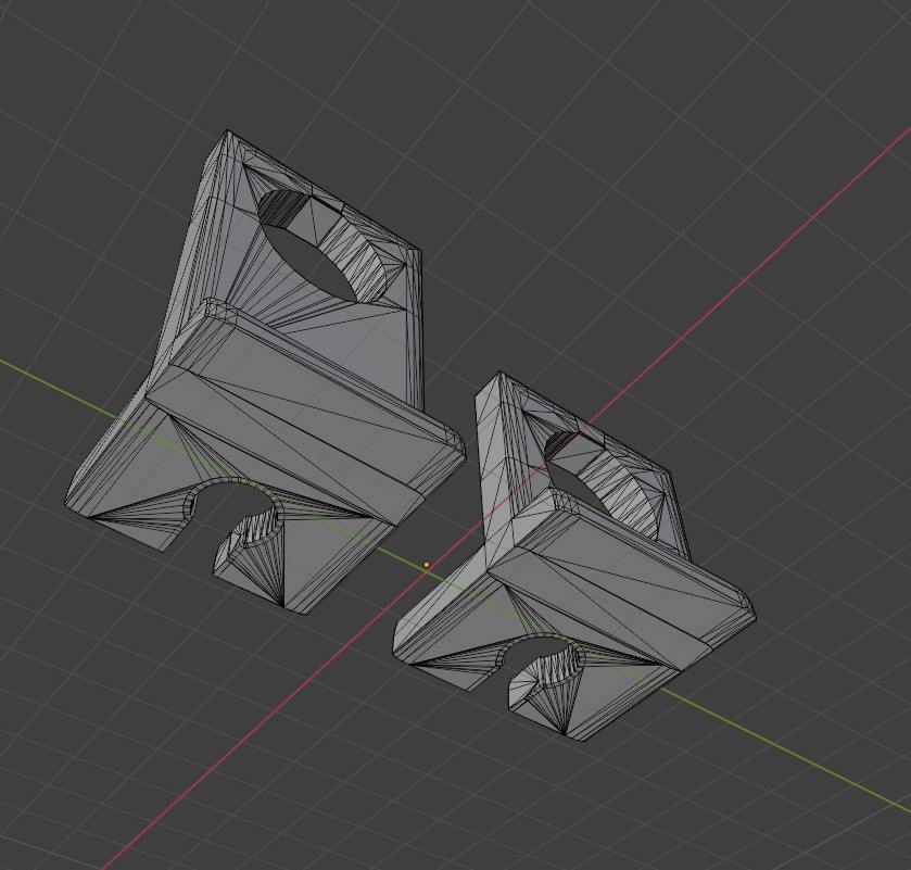 Tube Mounts (with inserts for suction cups) by A2G ALIZARD GAMING ...