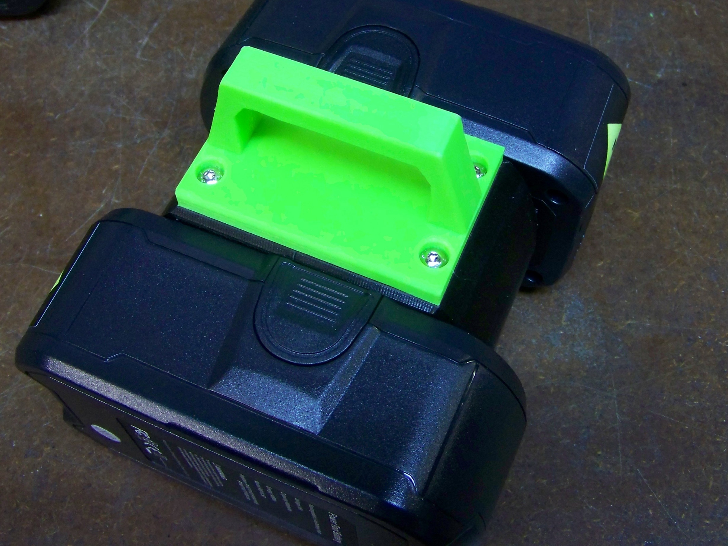 Ryobi 18V Dual Battery Carrier by JEO | Download free STL model ...