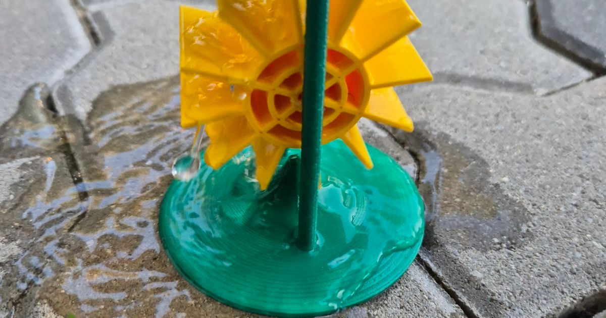 Toy water mill by Gutenberg 3D | Download free STL model | Printables.com