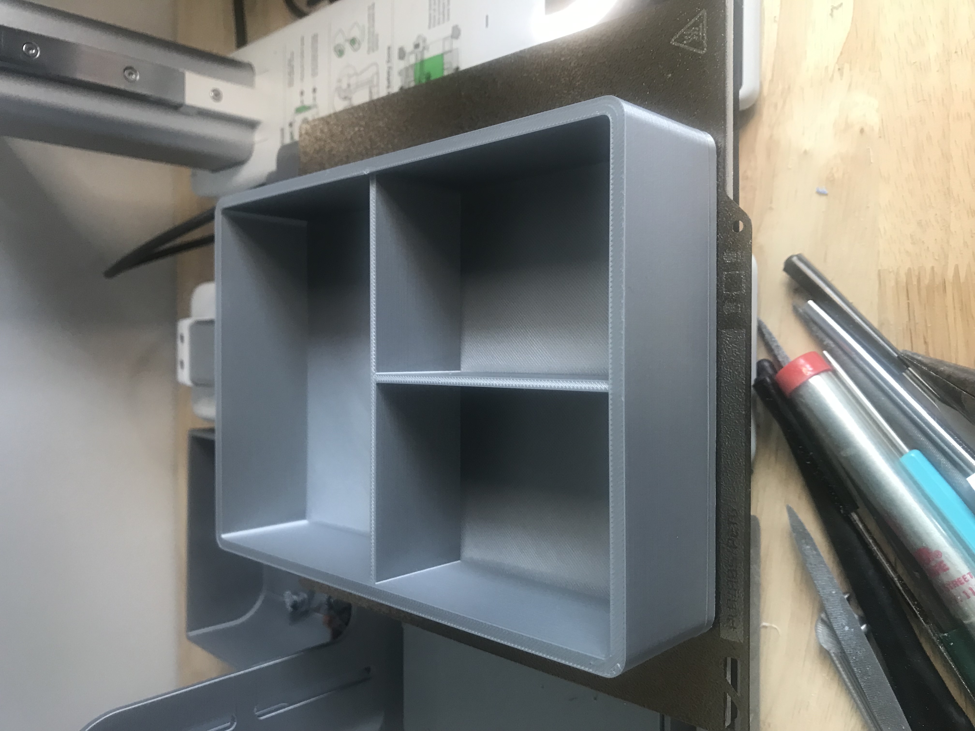 Basic Parametric Box with Dividers Design by Jack B | Download free STL ...