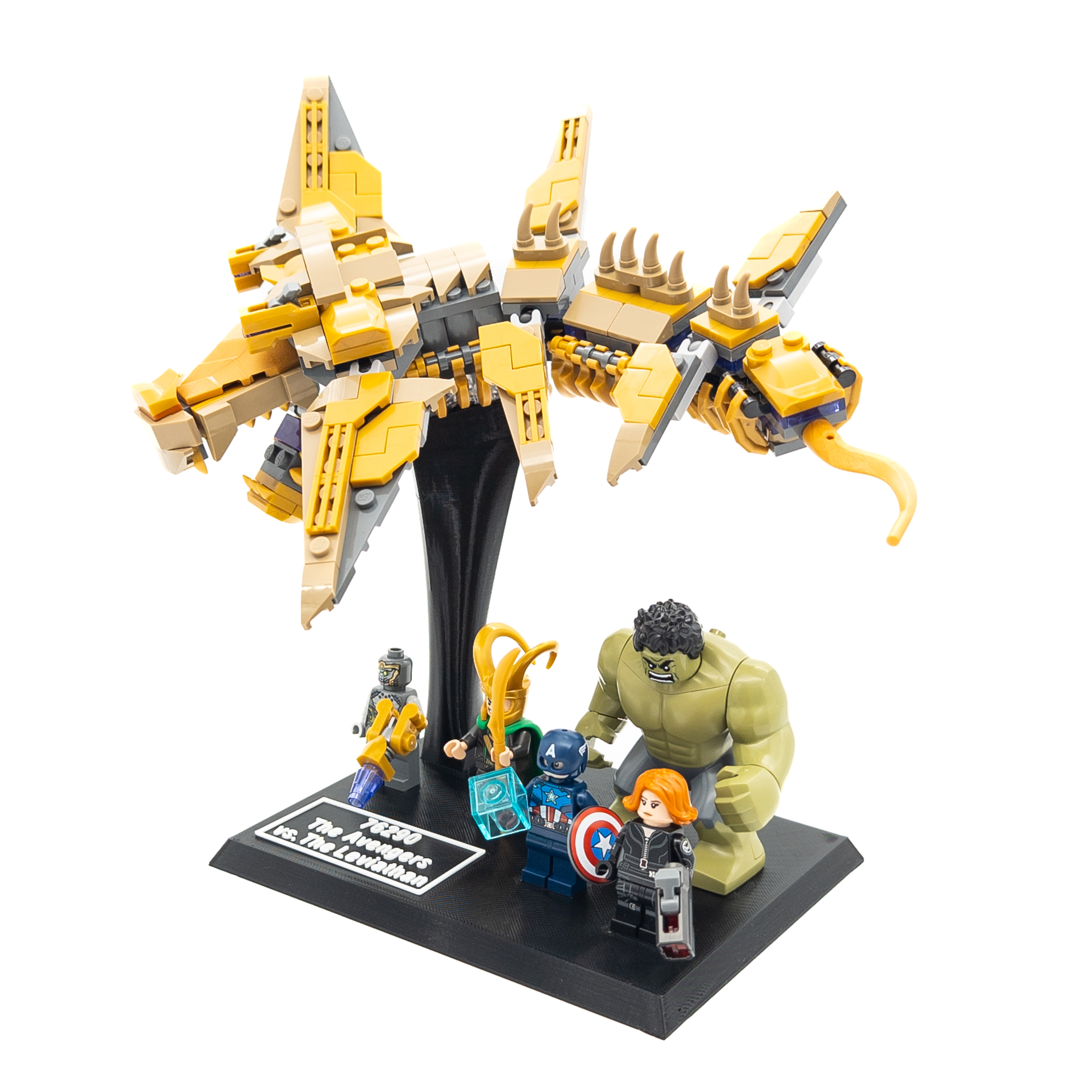Display Stand for LEGO Marvel 76290 The Avengers vs. The Leviathan by ...
