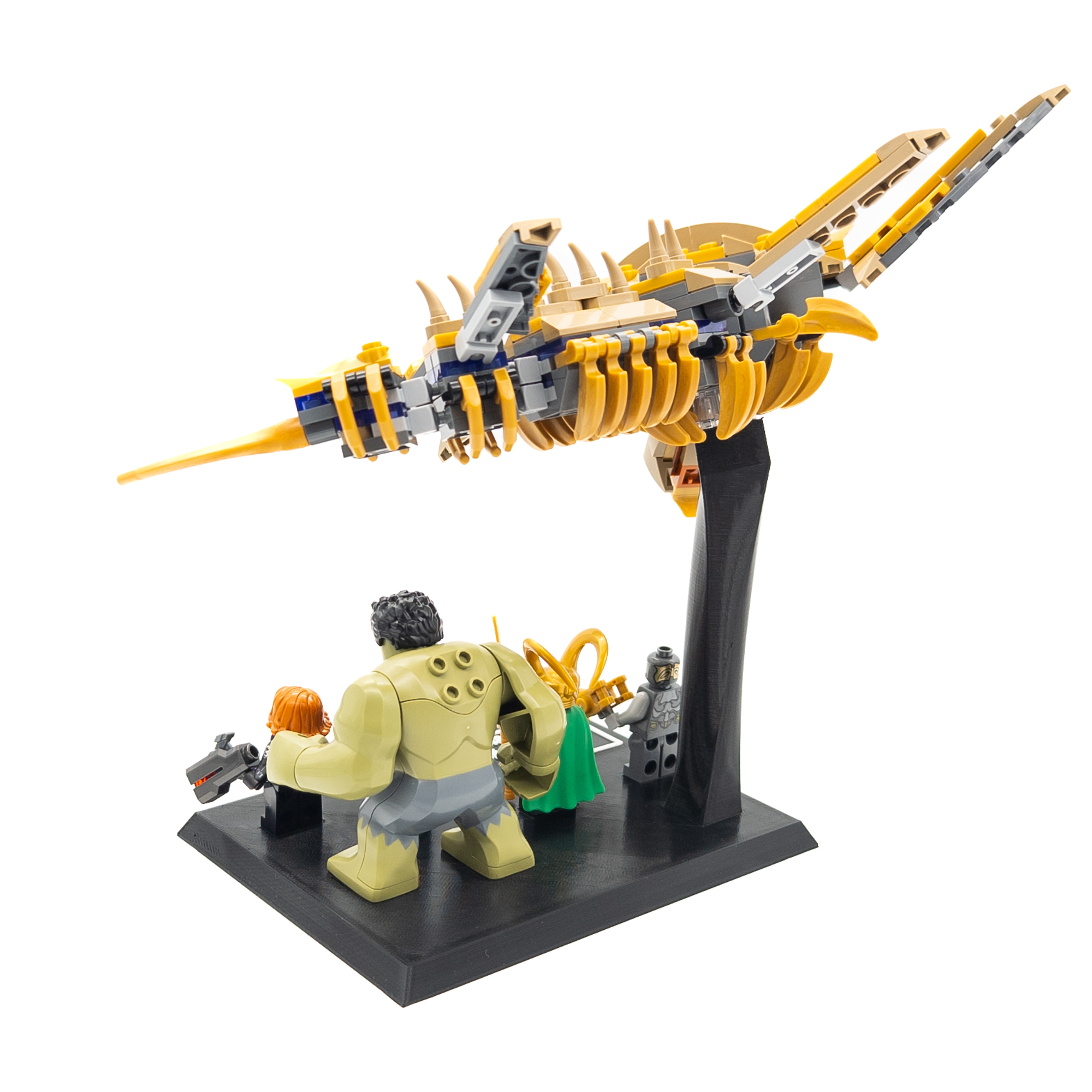 Display Stand for LEGO Marvel 76290 The Avengers vs. The Leviathan by ...