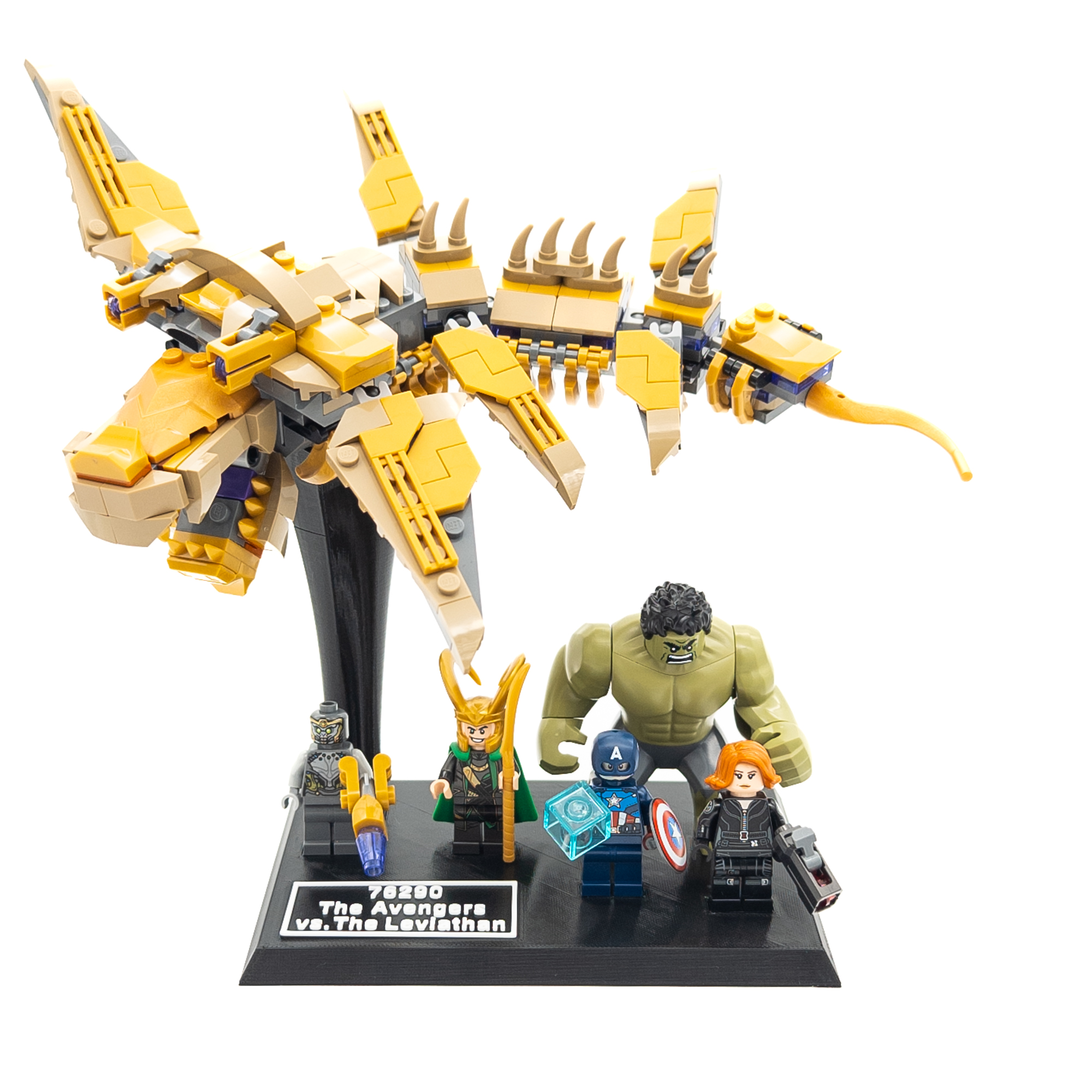 Display Stand for LEGO Marvel 76290 The Avengers vs. The Leviathan by ...