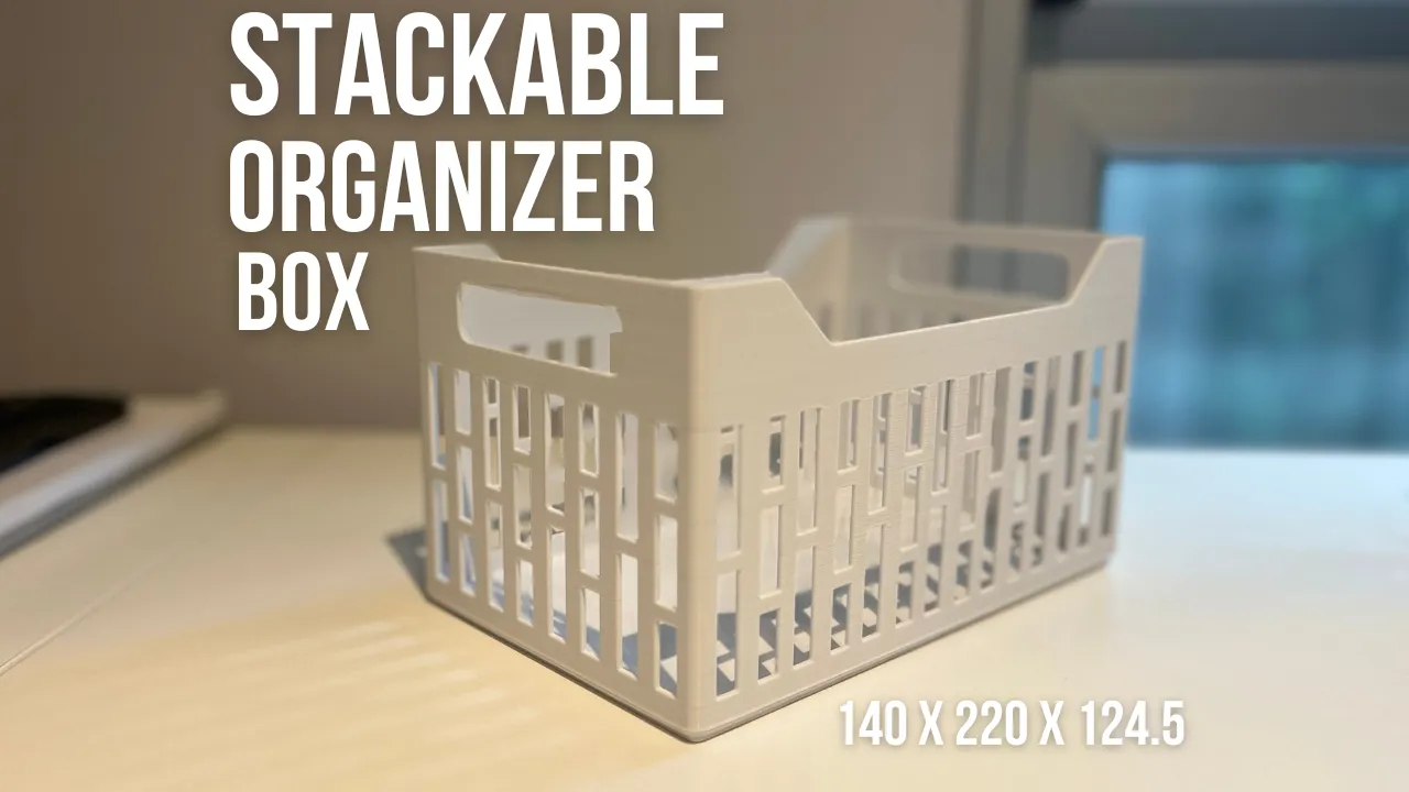 Stackable Organizer Box by gzuccala | Download free STL model ...