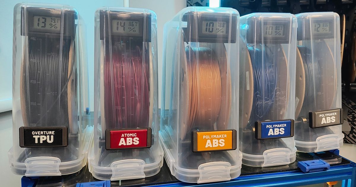 Filament Drybox with rollers Remixed by xforce - MakerWorld