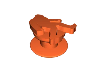 bigfoot croc charm by gyat monkey | Download free STL model ...