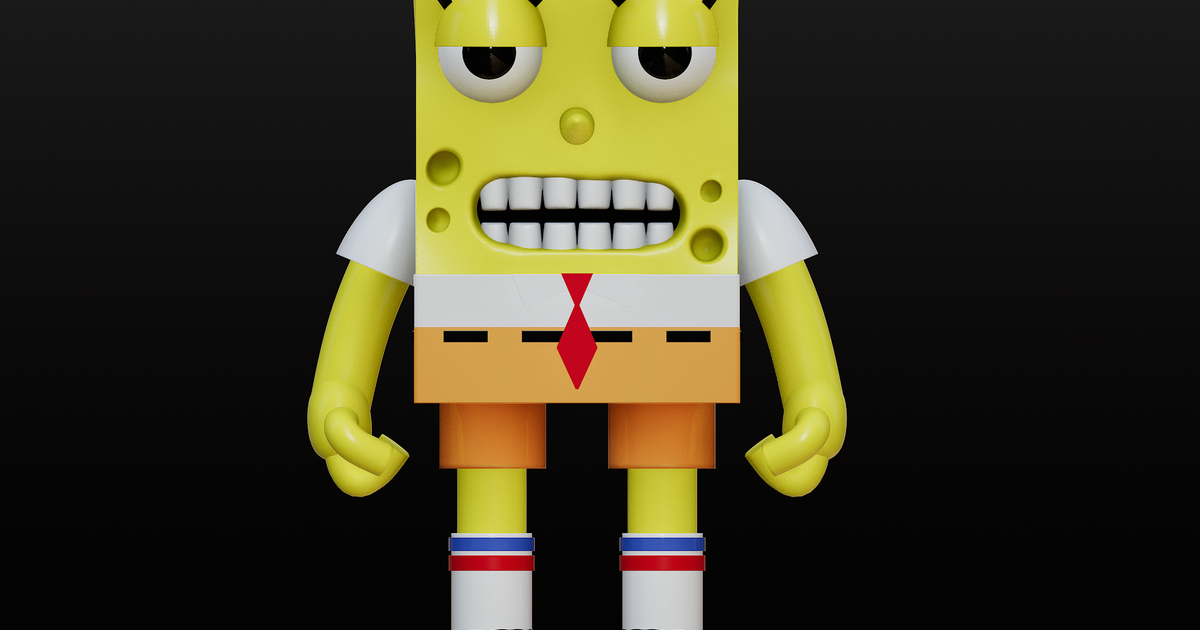 Spongebob by Unreal Visionz | Download free STL model | Printables.com