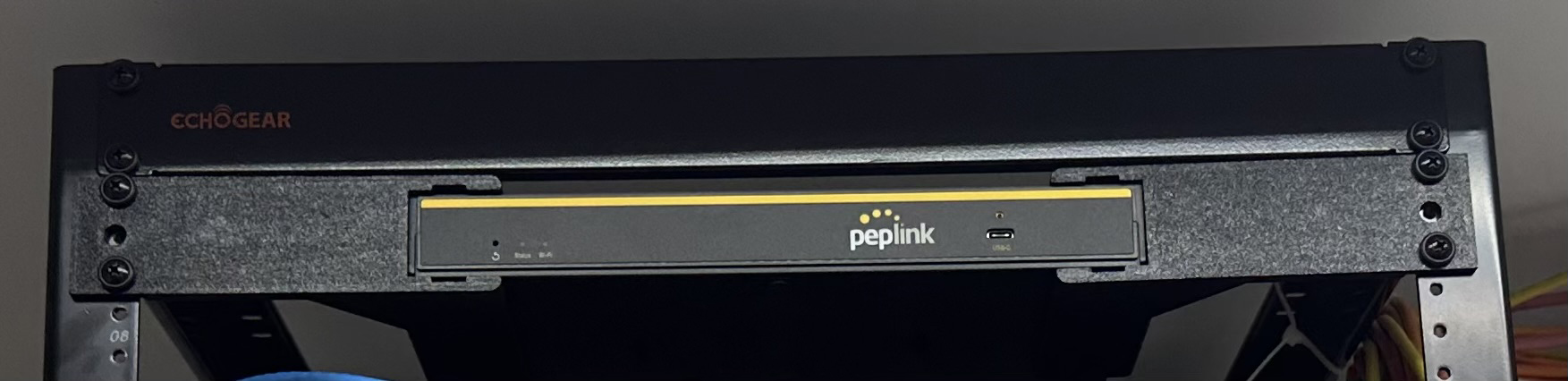 Peplink B - ONE Rack Mount by MVasilakis | Download free STL model | Printables.com