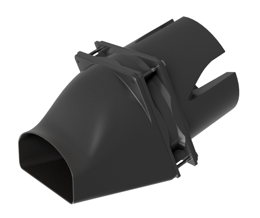 Desk Fan Inlet Duct & Stand for 120mm PC Fan von SportRotary ...