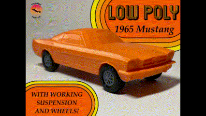 Low-Poly Ford Mustang Fastback - Modular Cars by PhabulousPhantom ...