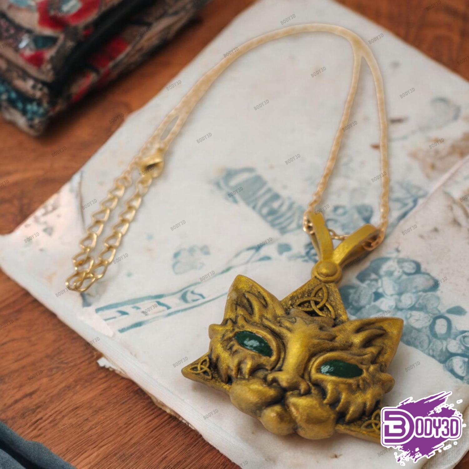 Scaredy Cats Pendant by BODY3D | Download free STL model | Printables.com