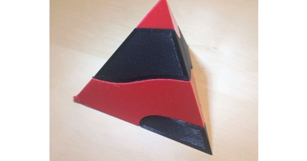 Tetrahedron Screw Puzzle by FLWE | Download free STL model | Printables.com