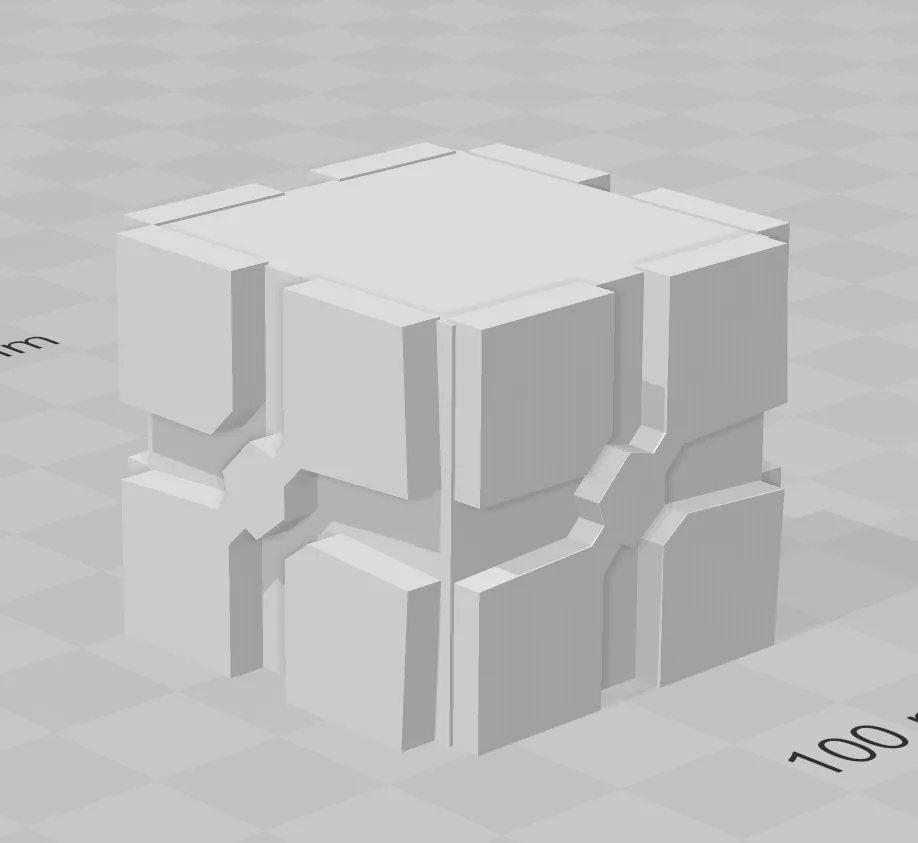 Geometry Dash icon by 3d maxi | Download free STL model | Printables.com