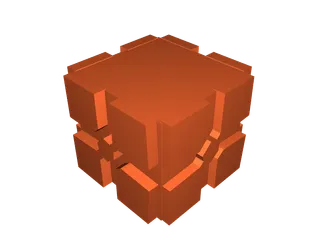 Geometry Dash icon by 3d maxi | Download free STL model | Printables.com