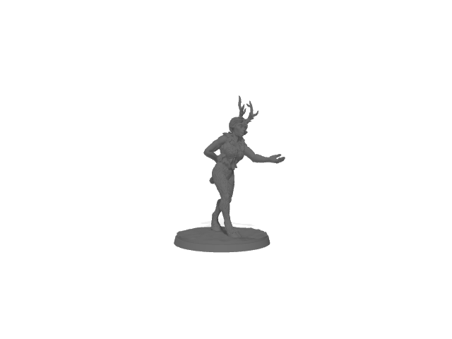 Satyr female DnD character by Rikimanto99 | Download free STL model ...