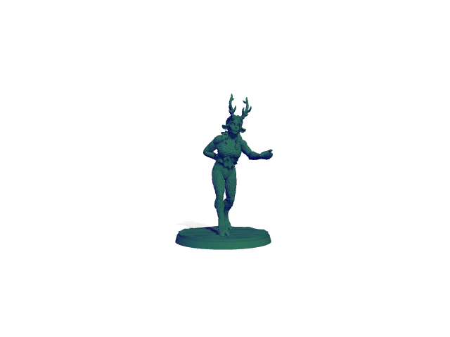 Satyr female DnD character by Rikimanto99 | Download free STL model ...