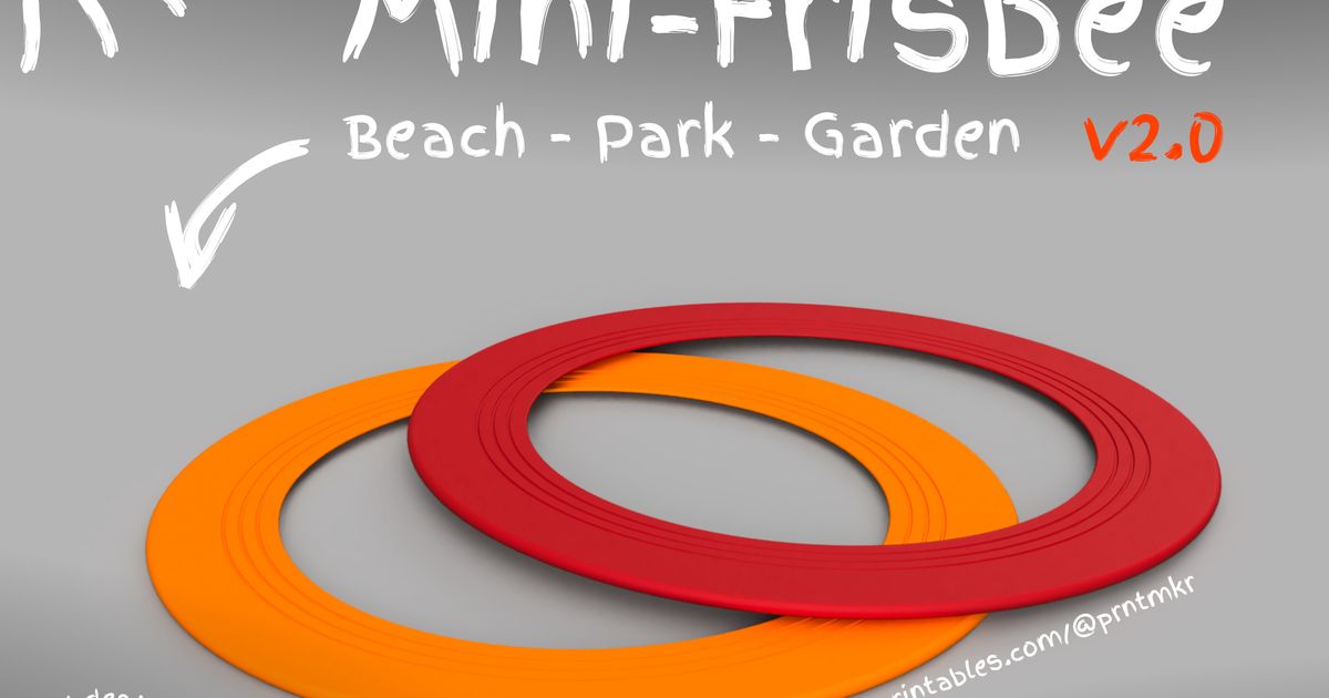 Mini FRISBEE | for Beach, Park, Garden von Prntmkr | Always a good ...