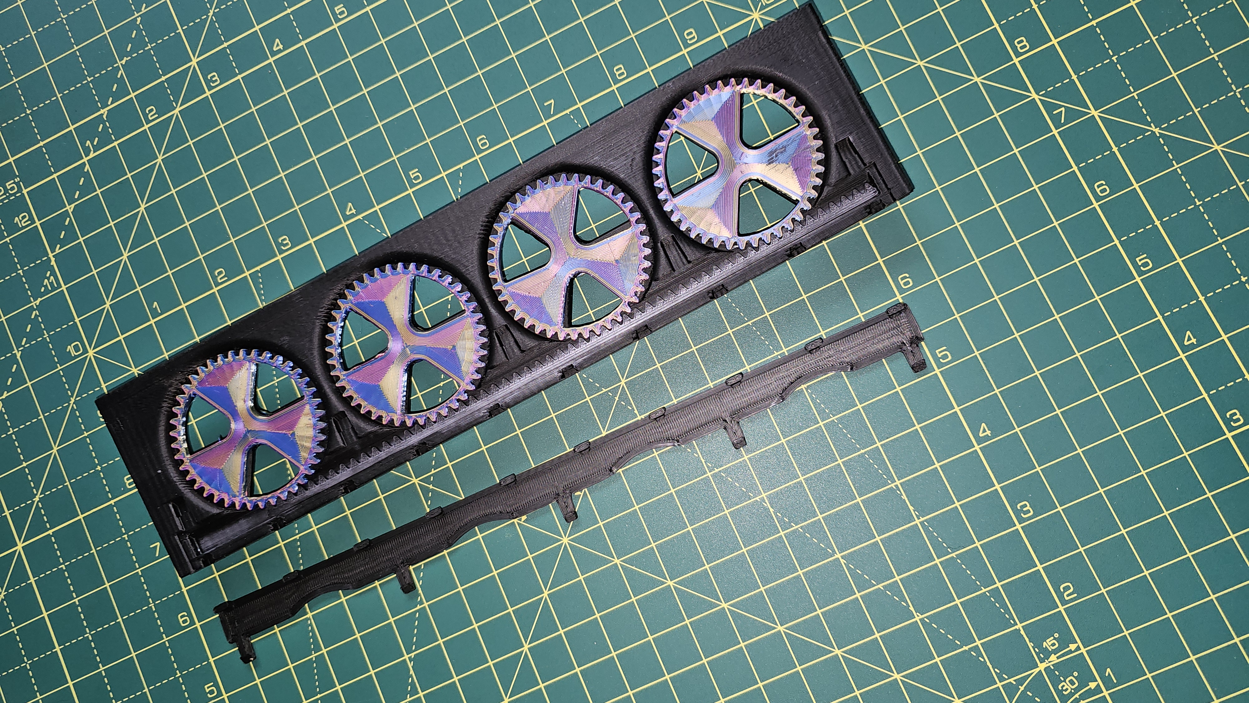 UPDATED 60mm K1/K1C lid riser with geared vents by T1tch | Download ...