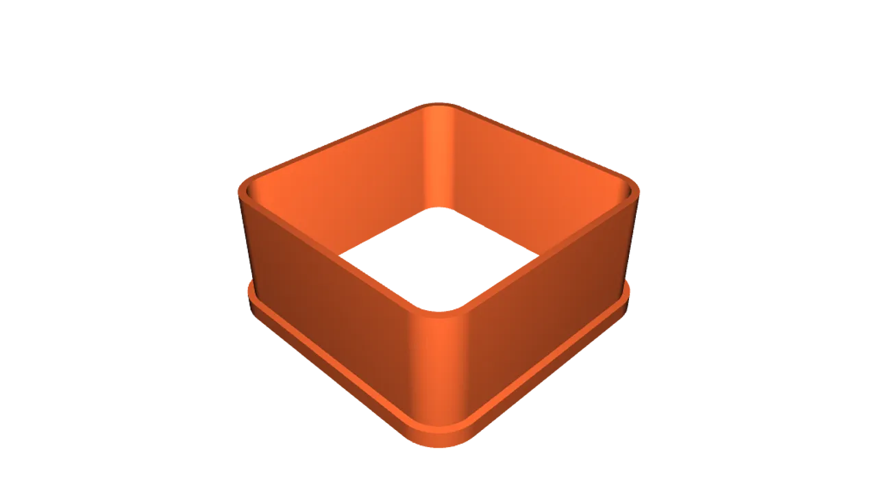 Square Cookie Cutter by Neolker | Download free STL model | Printables.com